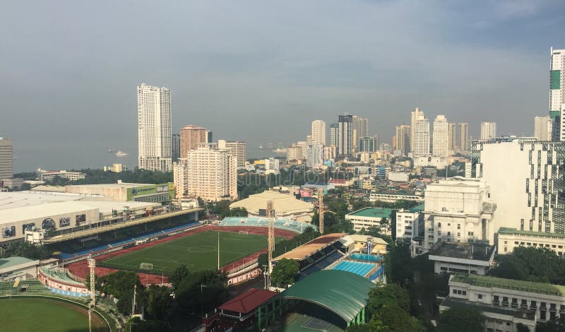 Buildings in Manila, Philippines Editorial Stock Photo - Image of ...