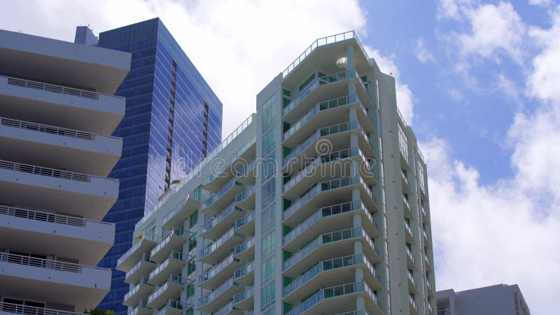 Buildings in Miami 8k Video Backgrounds Stock Video - Video of building ...