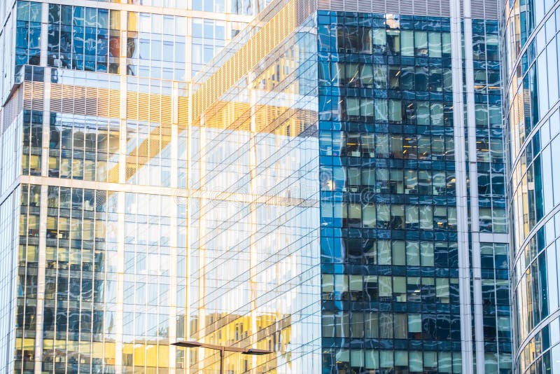 Buildings of Modern Business Center Stock Image - Image of exterior ...