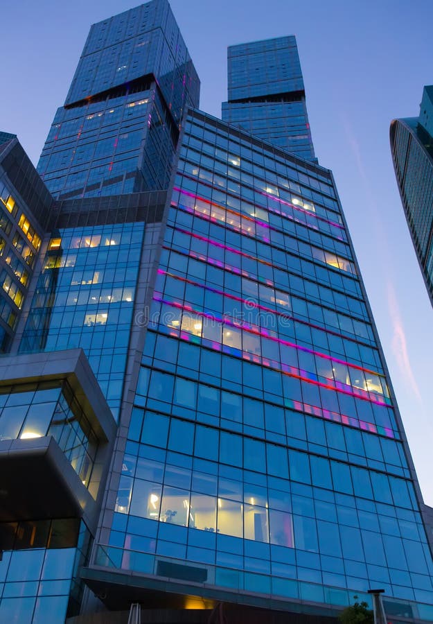 Buildings of Modern Business Center Stock Image - Image of background ...