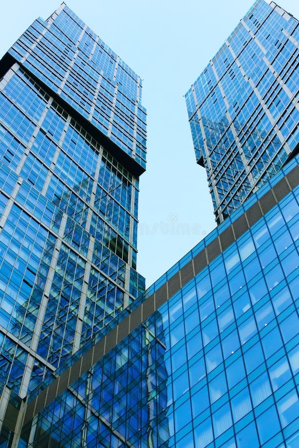 Buildings of Modern Business Center Stock Image - Image of high ...