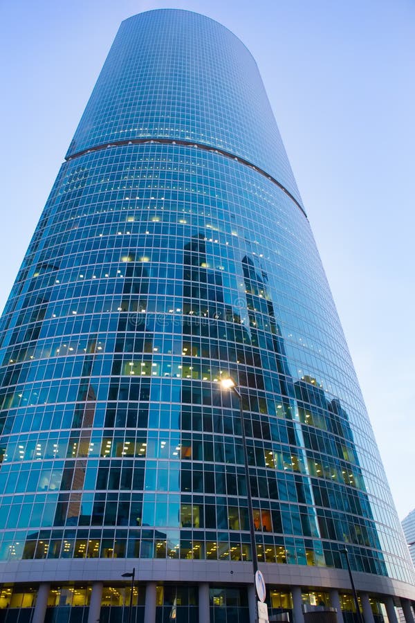 Buildings of Modern Business Center Stock Image - Image of blue ...