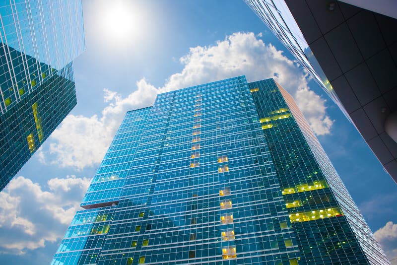 Buildings of Modern Business Center Stock Photo - Image of offices ...