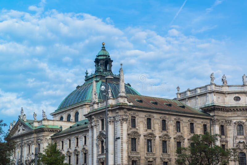 Buildings in Munich City Center Stock Photo - Image of germany, aerial ...