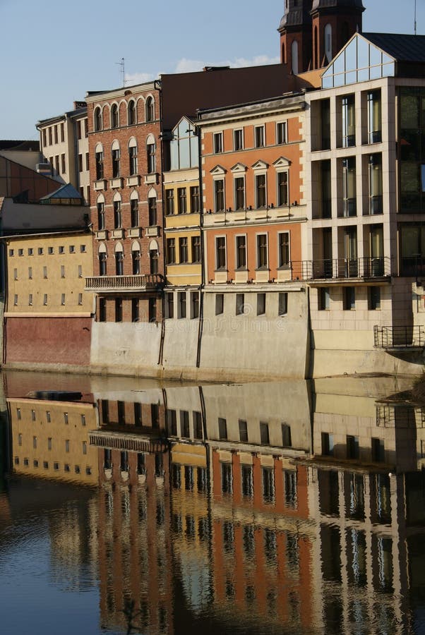 Buildings near river stock photo. Image of river, cityspace - 15256904