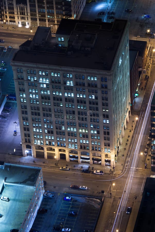 Buildings at night stock photo. Image of architecture - 10546078
