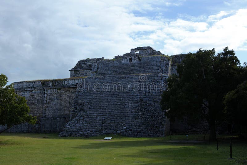 Buildings of the Nuns in Chichen Itza, Yucatan, Mexico Stock Image ...