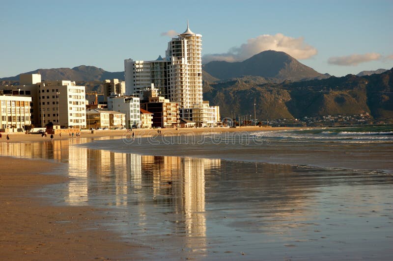 Buildings on the Ocean Coast. Stock Image - Image of mountain, travel ...