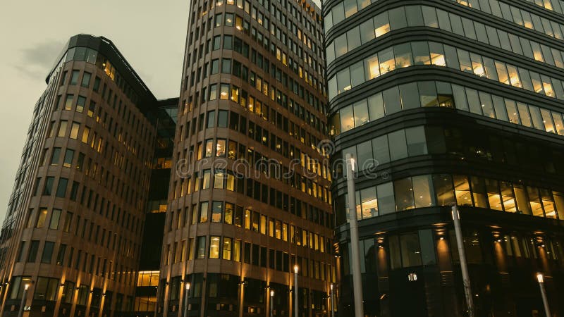 Buildings of the Office Center Stock Image - Image of buildings, office ...