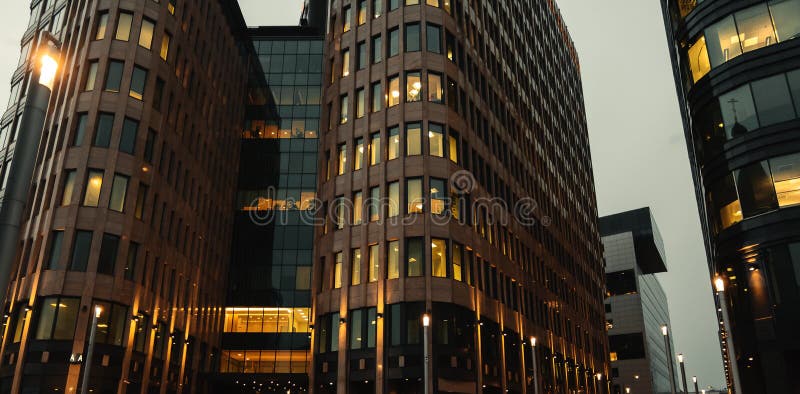 Buildings of the Office Center Stock Photo - Image of office, modern ...