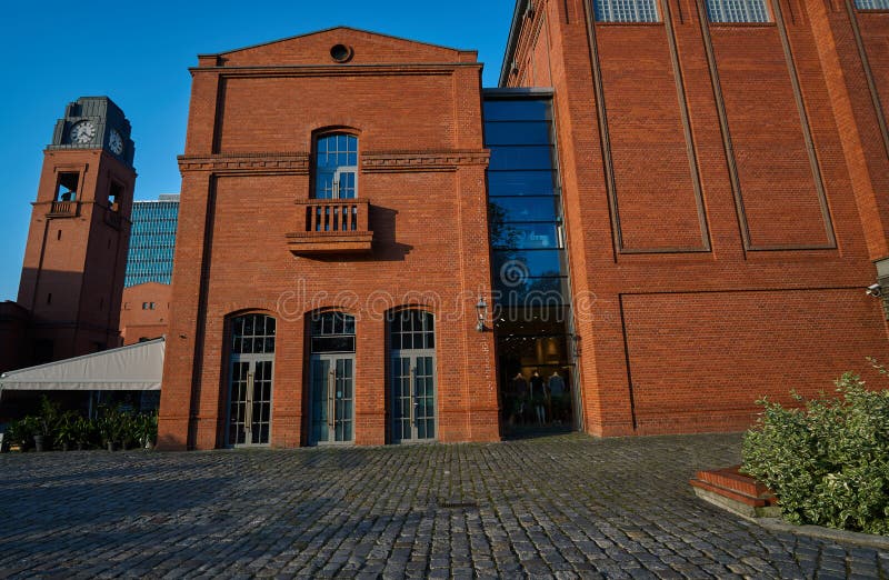 The Buildings of the Old Brewery with Red Brick Stock Photo - Image of ...