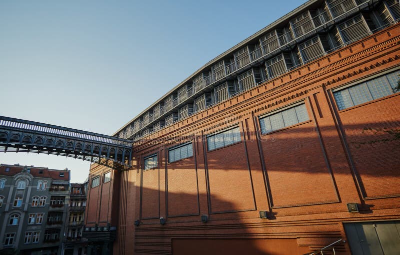 The Buildings of the Old Brewery with Red Brick Stock Photo - Image of ...