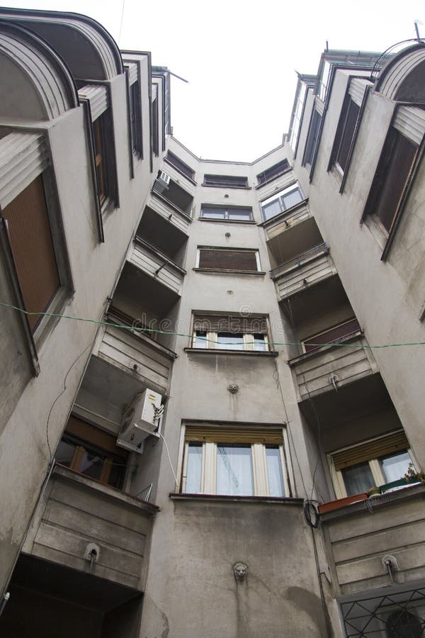 Buildings from Old Bucharest Stock Photo - Image of decorative, facade ...