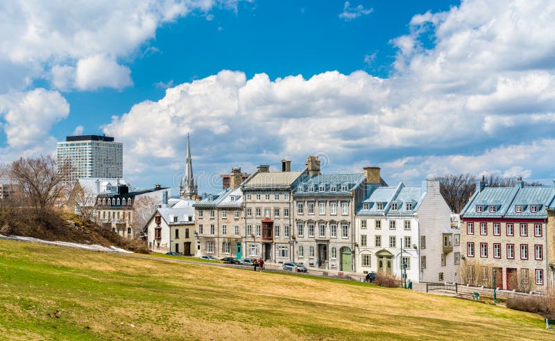 Buildings in the Old Town of Quebec City, Canada Stock Photo - Image of ...