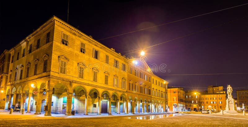 Buildings on Piazza Roma in Modena Stock Image - Image of europe ...