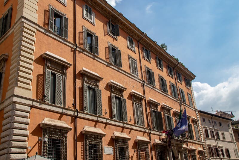 Buildings In Rome stock image. Image of historic, streets - 140144305