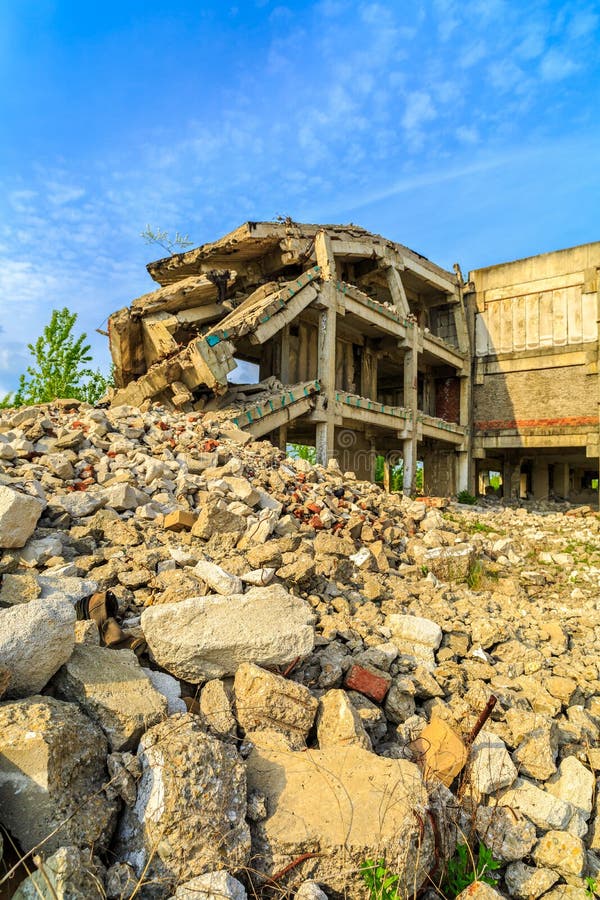 Buildings, ruins stock photo. Image of architecture, damage - 54066152