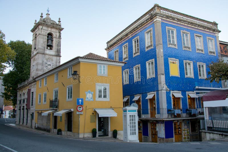 Buildings of Sintra, Portugal Stock Photo - Image of architecture ...