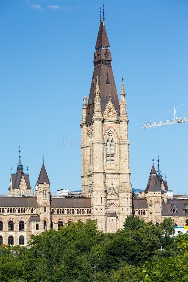 The Buildings and Skyline of Ottawa Ontario Stock Photo - Image of ...