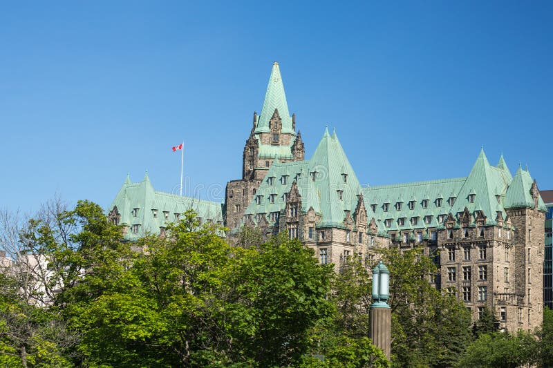 The Buildings and Skyline of Ottawa Ontario Stock Photo - Image of bell ...