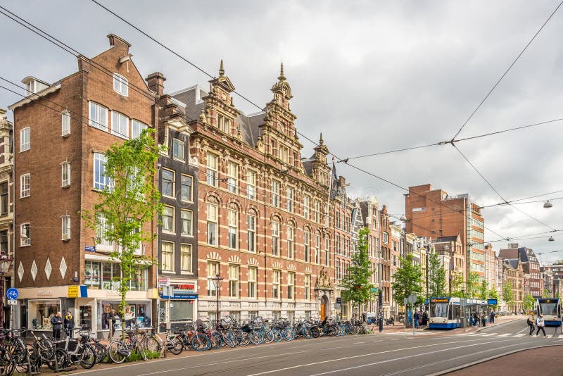 Buildings in the Streets of Amsterdam in Netherlands Editorial ...