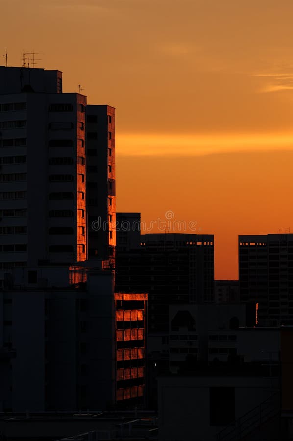 Silhouette Of Building During Sunset Picture. Image: 82964603
