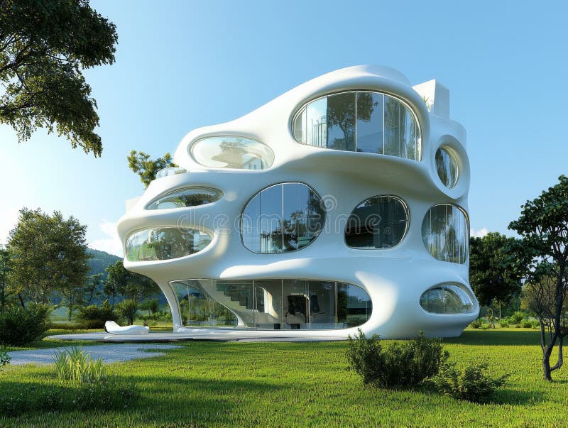 Buildings with Sustainable Forms and Materials, Using AI-assisted ...
