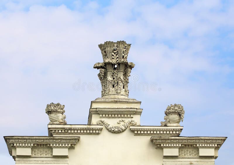 Buildings top stock photo. Image of bright, blue, facade - 51806324