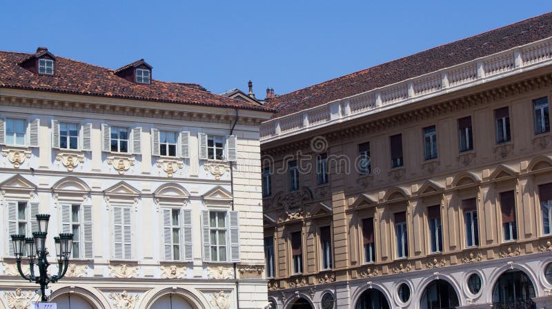 Buildings in Turin stock photo. Image of abode, town - 86992422