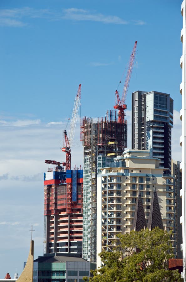Buildings Under Construction Stock Image - Image of growth ...