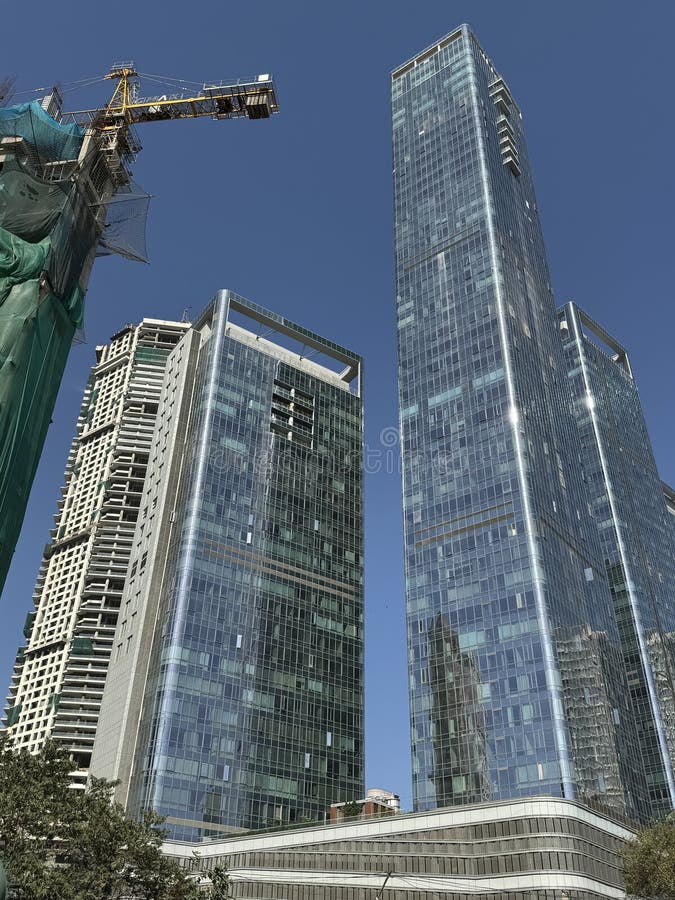 Buildings Under Construction in the City of Mumbai in India Editorial ...