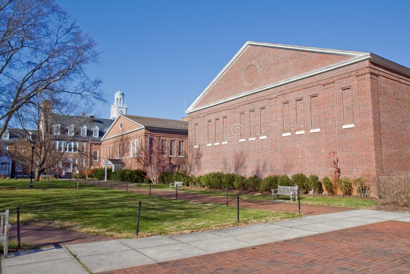 Buildings on a University Campus Stock Image - Image of exterior, arts ...