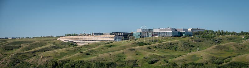 Buildings at the University of Lethbridge Stock Photo - Image of ...