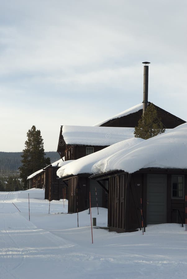 Buildings, Upper Geyser Basin, Yellowstone NP Stock Image - Image of ...