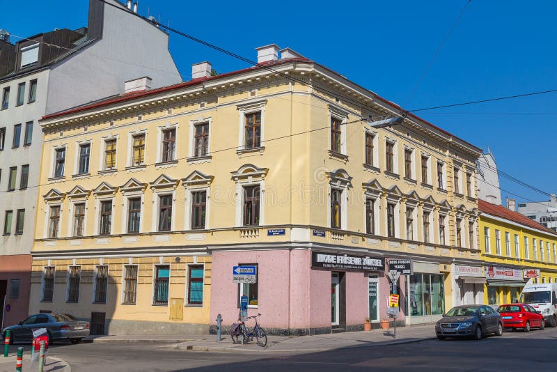Buildings in Vienna editorial stock photo. Image of bright - 58247708