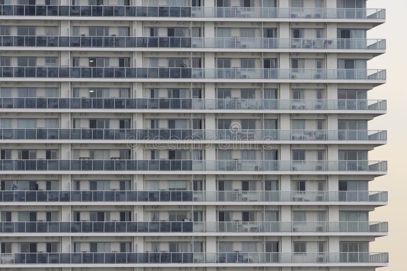 Buildings with Windows Background in Tokyo Editorial Photography ...