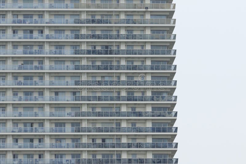 Buildings with Windows Background in Tokyo Editorial Stock Photo ...