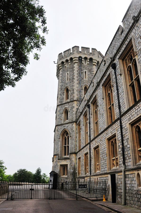 Buildings in Windsor Castle, England Stock Image - Image of defense ...