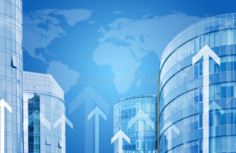Buildings and World As Backdrop Stock Illustration - Illustration of ...