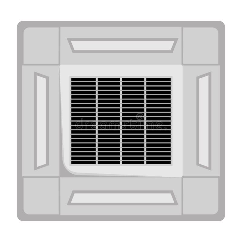 Built-in Ceiling Air Conditioner Stock Vector - Illustration of energy ...