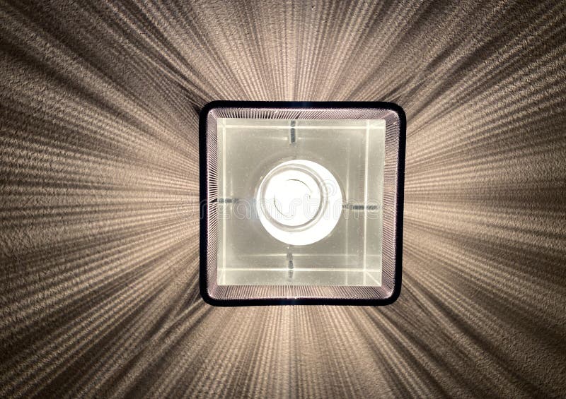 Built-in Ceiling Light, Casts a Shadow, White Background Stock Image ...