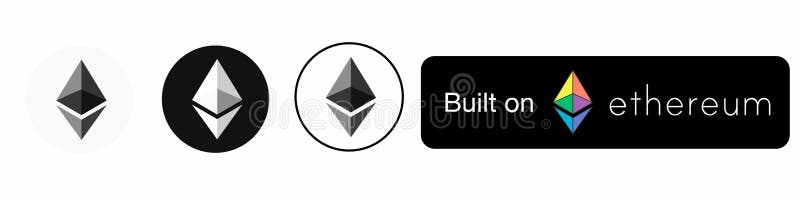 Built on Ethereum Logo. ETH Stock Illustration - Illustration of ...