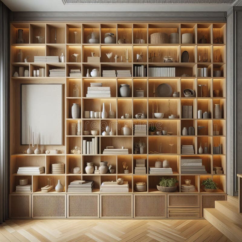 Built in Shelving Shelves Integrated into Walls for Maximized St Stock ...