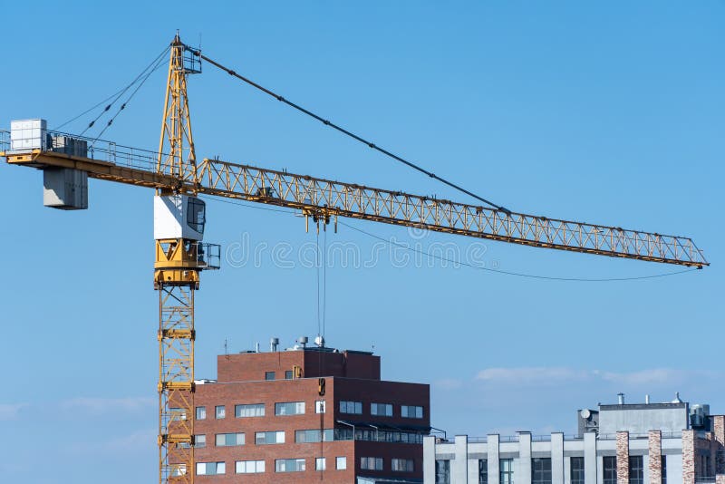 Built Space of Real Estate Developer. Industrial Construction Cranes ...