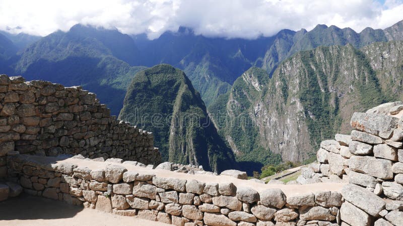 Built Structure in Machu Picchu, Peru Stock Photo - Image of calientes ...