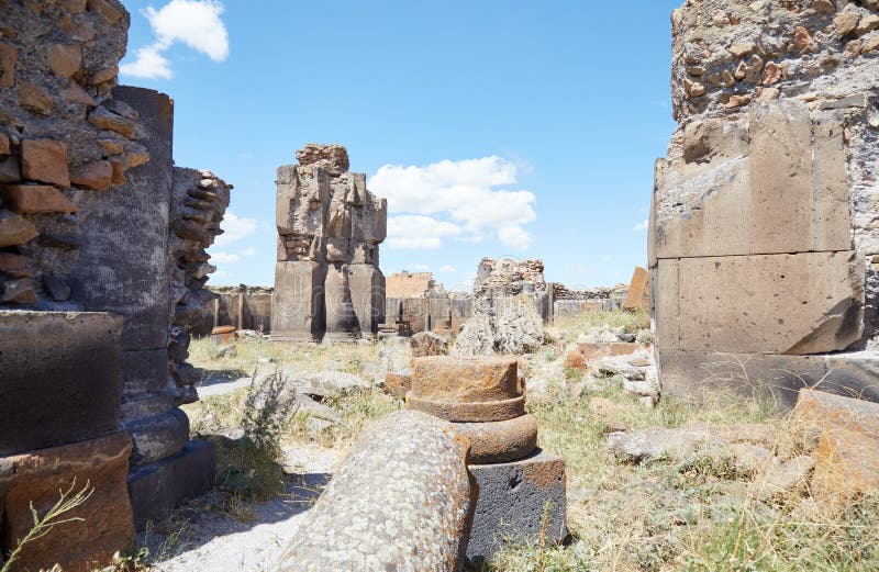 The Church of Gagik I in Ani, Turkey Stock Image - Image of anatolia ...