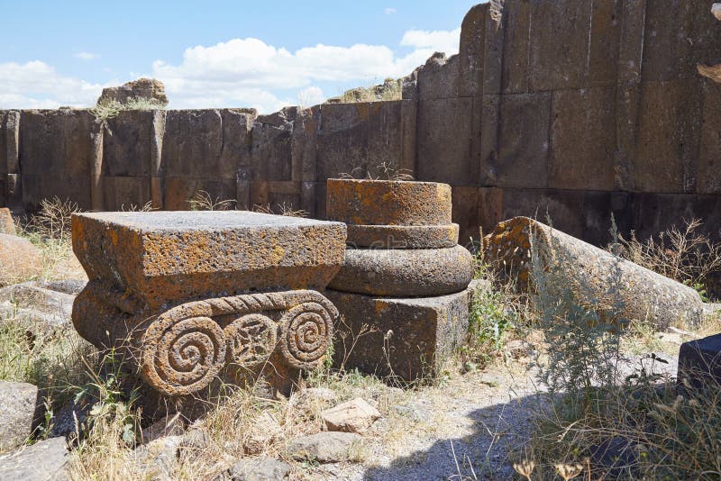 The Church of Gagik I in Ani, Turkey Stock Photo - Image of ...