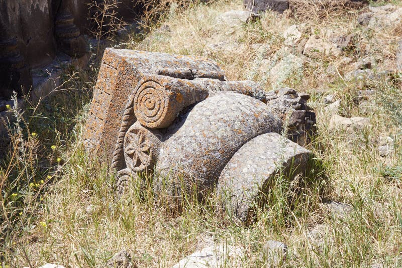The Church of Gagik I in Ani, Turkey Stock Image - Image of landmark ...