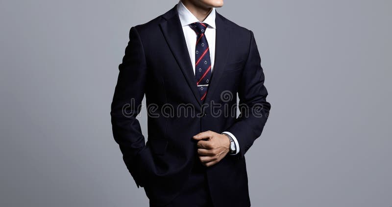 Buisnessman. Boss in a Suit and Tie Stock Photo - Image of studio ...