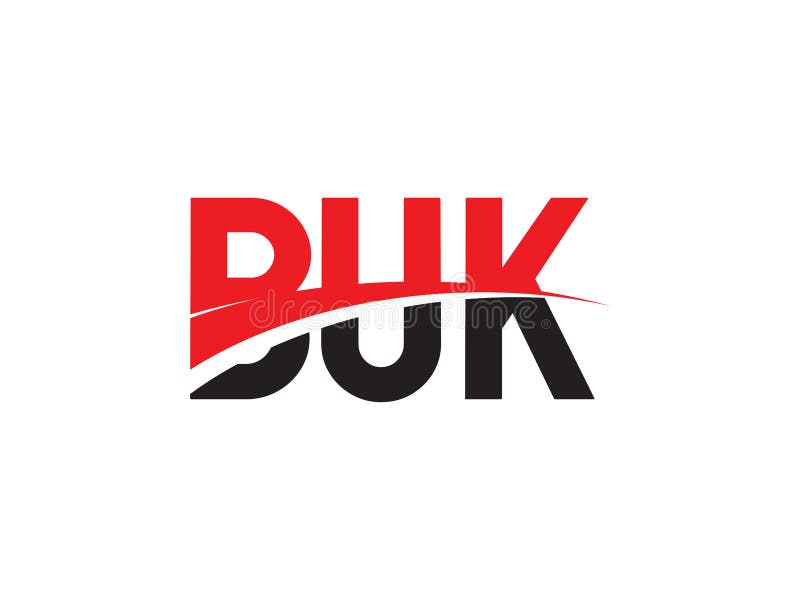 BUK Letter Initial Logo Design Vector Illustration Stock Vector ...